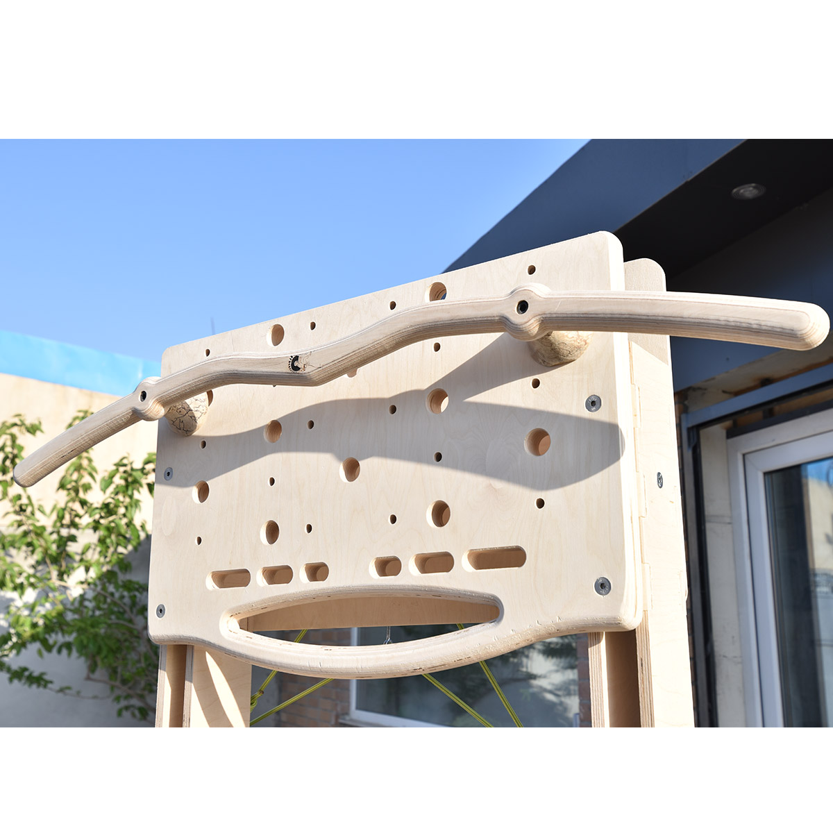 Wooden barfix bar Morning | Rock climbing Fitness equipment The price ...