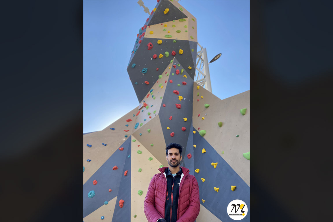 The rock climbing wall of Erbil | Bamdad